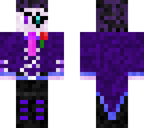 amethyst prince with ruby eye | Minecraft Skin