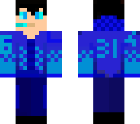 cool blue | Minecraft Skin
