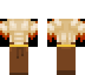 fiery fist guy | Minecraft Skin