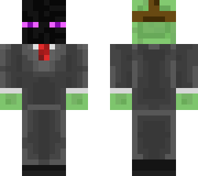 Slime With Enderman Mask | Minecraft Skin