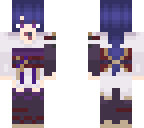 raiden shogun | Minecraft Skins