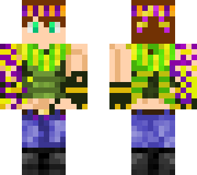 Joseph Joestar hamon and hermit purple | Minecraft Skin