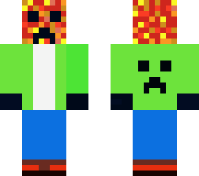 lava creeper | Minecraft Skins