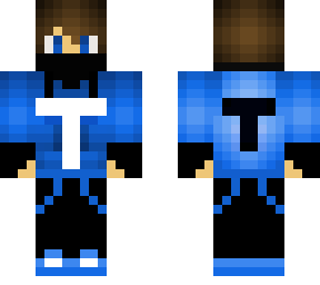 letter t | Minecraft Skin