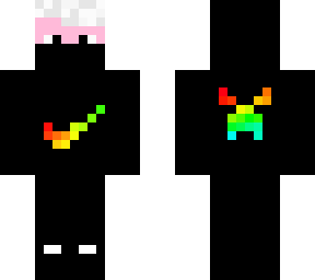 ninja multicolored boy (special effect) | Minecraft Skin