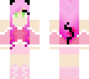Pink cat | Minecraft Skin