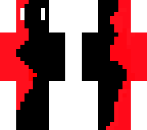 red and back | Minecraft Skin