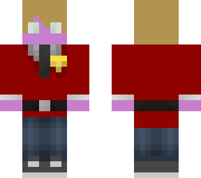 Red nightguard (Rotting skin stage 3) | Minecraft Skin