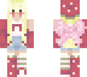 strawberry blone | Minecraft Skin