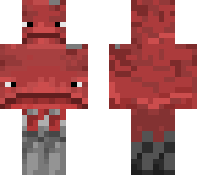 Baby strider sitting on a strider | Minecraft Skin