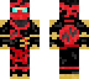 Fire Ninja Kendra | Minecraft Skin