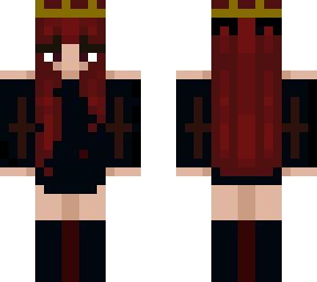 red haired emo girl | Minecraft Skin