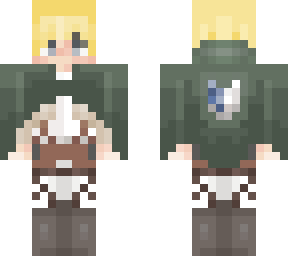Armin Arlet (With Scout Cloak) | Minecraft Skin