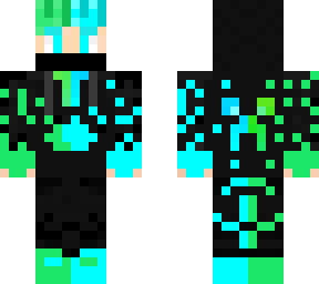 green gamer boy | Minecraft Skins