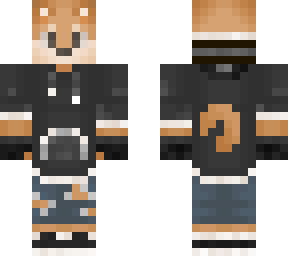 Cool Shiba Inu V2 UPDATED | Minecraft Skin