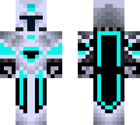 cyan knight | Minecraft Skin