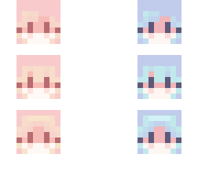 Fire & ice ; Pfps | Minecraft Skin