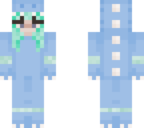 blue dino | Minecraft Skin