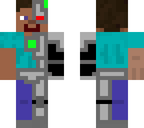 Cyborg Steve | Minecraft Skin