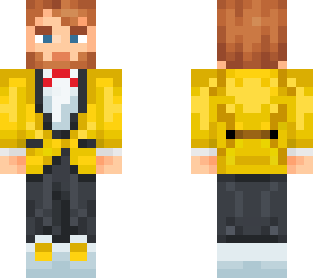 fWhip Formal Yellow Yak | Minecraft Skin