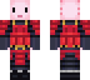 Axolotl Samurai | Minecraft Skin