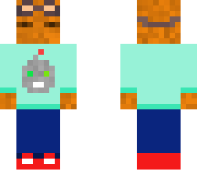 Copper Engineer Enderman | Minecraft Skin