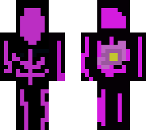 purple skull trooper | Minecraft Skins