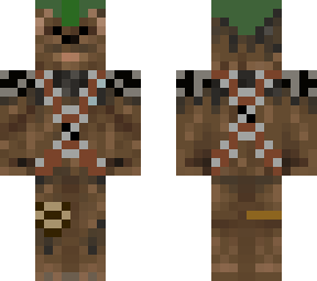 Wookie warrior | Minecraft Skin