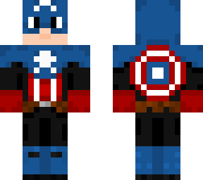 Captain America (Bucky Barnes) | Minecraft Skin