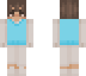 light blue boy | Minecraft Skins