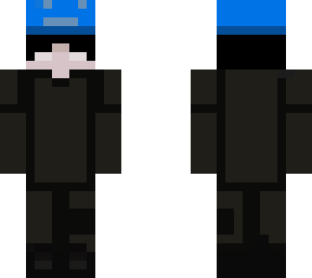 Emo With blue bucket hat | Minecraft Skin