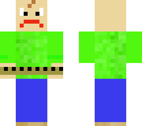 baldi in rage | Minecraft Skin