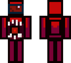 Evil among us red impostor | Minecraft Skin