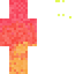 Fiery gradient texture (unfinished) | Minecraft Skin