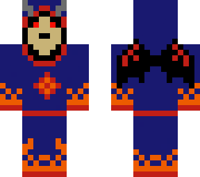 fire dragon demon | Minecraft Skin