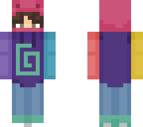 frog hoodie x karl jacobs hoodie | Minecraft Skin