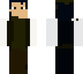 la skin negra y blanca | Minecraft Skin