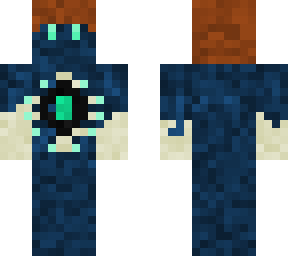 Skulk infected person | Minecraft Skin