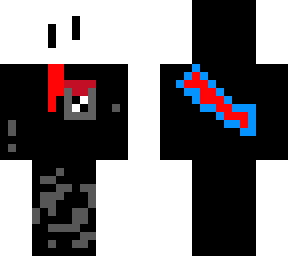 white masked person | Minecraft Skin