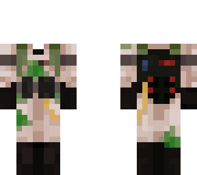 +. Beige Jumpsuit w/ Ectoplasm.+ | Ghostbusters | Minecraft Skin