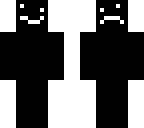 carita feliz/triste | Minecraft Skin