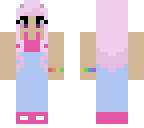Pink Kawaii strawberry girl (inspired by strawberries) | Minecraft Skin
