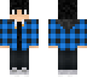 Blue Flannel Boy | Minecraft Skin