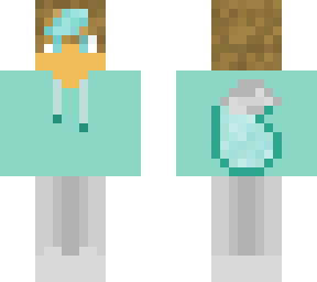 Blue Wolf Boy Minecraft Skin