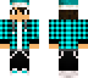 cyan mustafa game over | Minecraft Skin