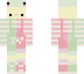 half n half frog x mushroom duck | Minecraft Skin