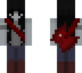 Marceline the vampire queen from adventure time!!! | Minecraft Skin