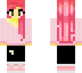 Rosy Maple Moth Girl (FIXED) | Minecraft Skin