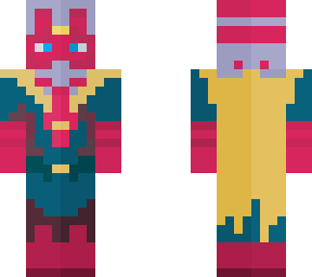 Vision- Entry to avenger's contest by SwollenTrafficCone | Minecraft Skin