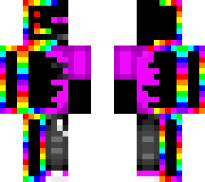 rainbow gamer | Minecraft Skins